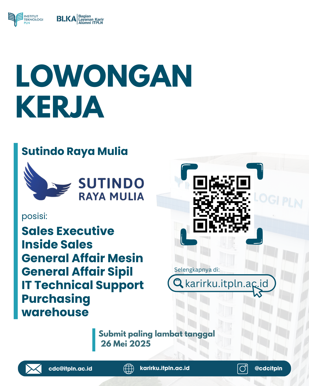 PT Sutindo Raya Mulia - HIRING - karirku